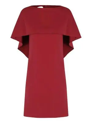 Alberta Ferretti Draped Cape Effect Dress - No