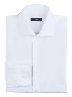 FAY Regular Fit Shirt In Stretch Poplin - White