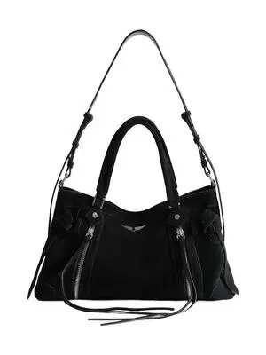 Zadig&Voltaire Madison Small Suede Bag - Black