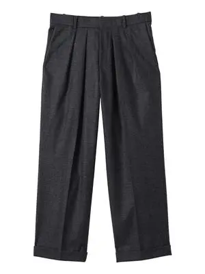 JOHNSTONS OF ELGIN Johnstons Of Elgin Wool Cashmere Blend Glen Urquhart Check Trousers