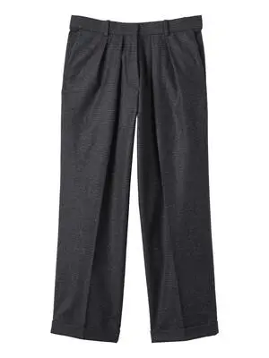 JOHNSTONS OF ELGIN Johnstons Of Elgin Acara Dark Pleated Trousers
