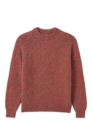 Johnstons Of Elgin Fyfe Cashmere Jumper - Red
