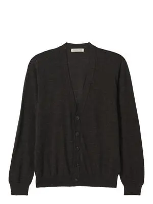 Johnstons Of Elgin Forsyth Superfine Cashmere Cardigan - Grey