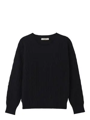 Johnstons Of Elgin Cashmere Jumper - Navy