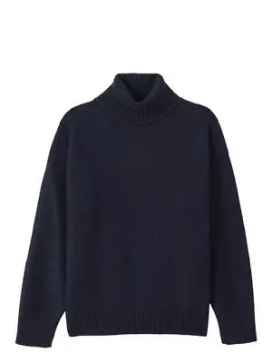 Johnstons Of Elgin Maggie Revere Titch Cashmere Jumper - Navy