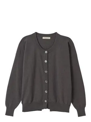 Johnstons Of Elgin Cashmere Cardigan - Grey