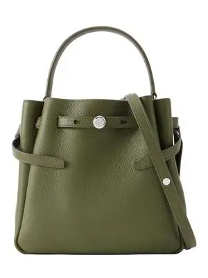 Tory Burch Romy Leather Bucket Bag - Green