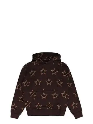 DENIM TEARS Every Tears Is A Star" All Over Hoodie - Brown