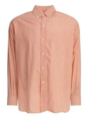 BEAMS Wool Stripe Shirt