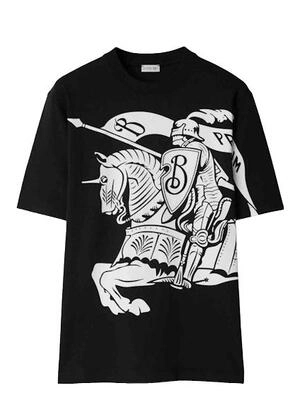 BURBERRY Ekd Print Cotton T-shirt