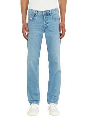 DIESEL® Regular Jeans Regular Waist 2023 D-finitive, Light Button Fly - Blue