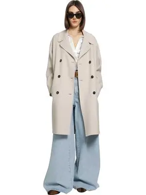 MAX MARA Double-breasted Wool Midi Coat