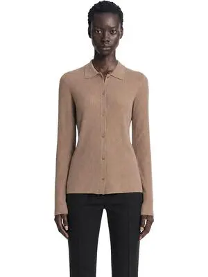 MAX MARA S MAX MARA Ribbed Wool Cardigan