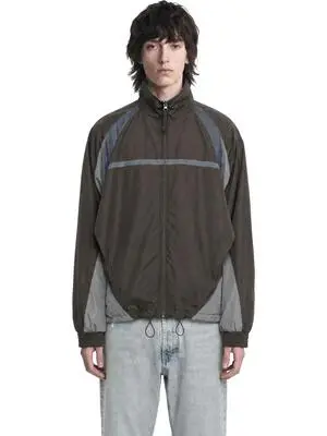 MAISON MARGIELA Contrast Panel Track Jacket - Brown