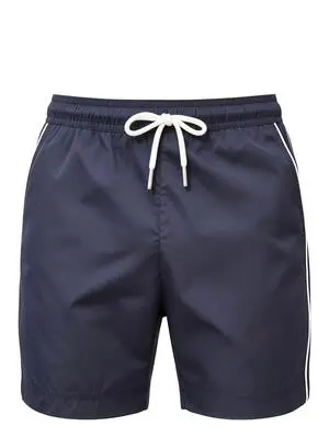 VAYLA Navy Tailored Swim Shorts With Contrast Piping - Blue