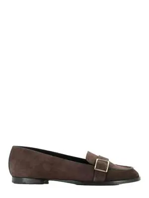 DEL CARLO Del Carlo Suede Loafers With Buckle Detail