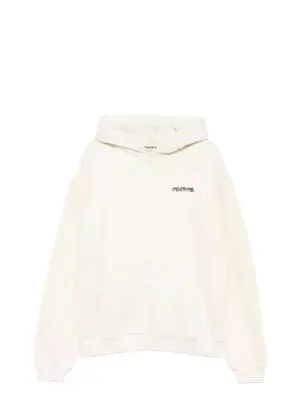 GEORGE. George Logo-print Pouch-pocket Hoodie - Neutrals