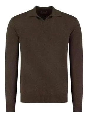 DORIANI CASHMERE Long-sleeve Polo Shirt