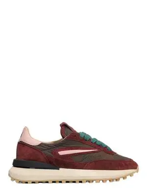 D.a.t.e. Athleta Suede-trim Sneakers - Red
