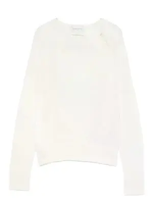 FORTE_FORTE Forte Forte Button-Detail Raglan-Sleeve Sweater