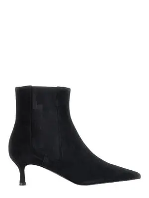 POLLINI Pointed Toe Ankle Boots - Black