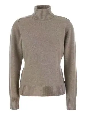 P.a.r.o.s.h Turtleneck Belted Sweater - Neutrals