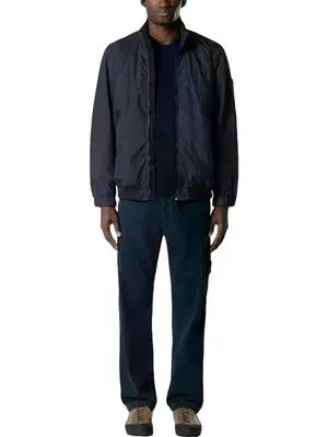 Stone Island Stone Island Crinkle Reps NY Stand-Collar Jacket Blue