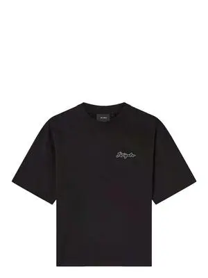 Axel Arigato Logo-embroidered T-shirt - Black
