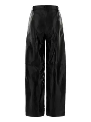 MMC STUDIO MMC STUDIO Legno Leather Wide Leg Trousers