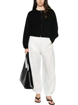 HUGENBERG Zip-up Knitted Cardigan - Black