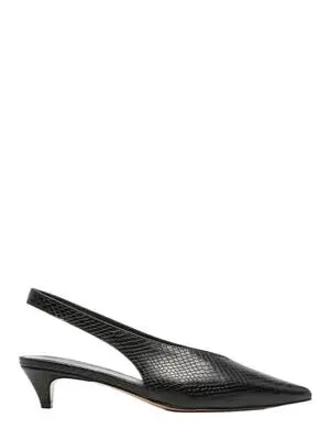 TWINSET Pointed-toe Slingback Pumps - Black