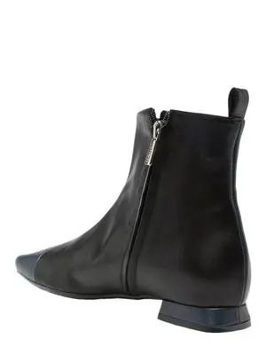 CAREL Simonetta Leather Ankle Boots - Blue