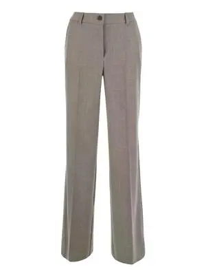 P.a.r.o.s.h Belt-loops Straight-leg Trousers - Neutrals