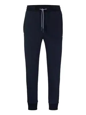 BOSS Logo-embroidered Cotton-blend Track Pants - Blue