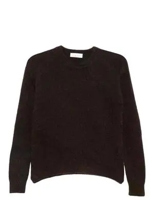 ROBERTO COLLINA Cashmere Crew Neck Sweater - Brown