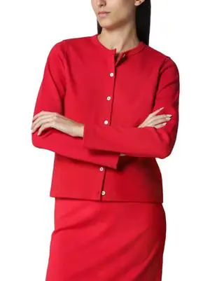 FLORE FLORE Poppy Button-up Cardigan - Red