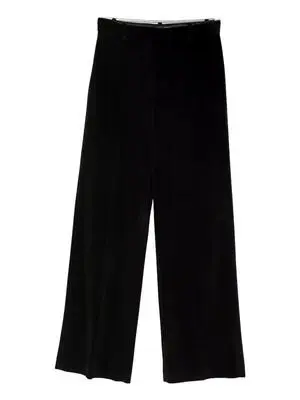 CIRCOLO 1901 Circolo 1901 Velvet-Effect Wide Leg Trousers