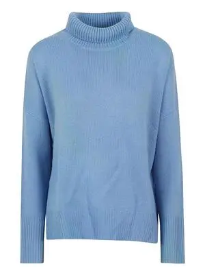 LISA YANG Lisa Yang Roll Neck Drop Shoulder Knit
