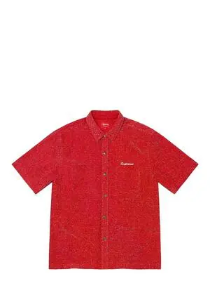Supreme Lurex Short-sleeve Shirt - Red