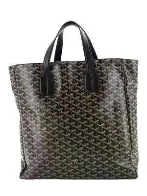 Goyard Voltaire Iii Coated Canvas Tote Bag - Black