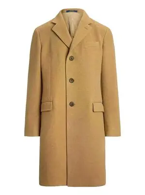 Polo Ralph Lauren Single-breasted Notched Lapel Coat - Brown
