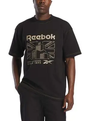 REEBOK Big Graphic T-shirt - Black