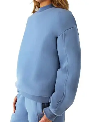 GLYDER Buffalo Crewneck Sweatshirt - Washed Blue
