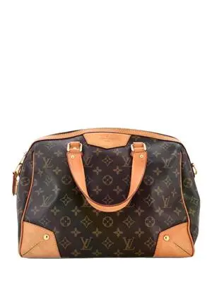 LOUIS VUITTON Retiro Handbag Monogram Canvas Pm Satchel - Brown