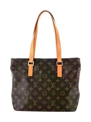 LOUIS VUITTON Cabas Piano Monogram Canvas Tote Bag - Brown