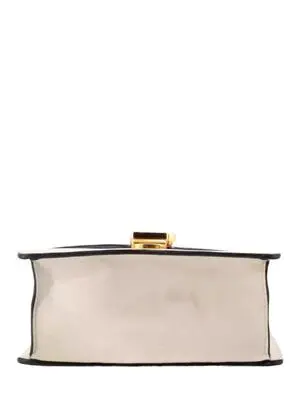 Gucci Sylvie Chain Shoulder Bag Mini Crossbody Bag - White