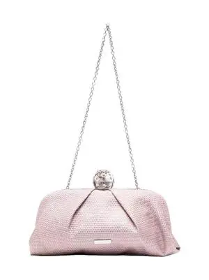 AQUAZZURA Aquazzura Tequila Crystal Embellished Clutch Bag