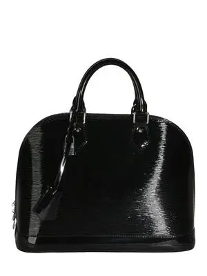 LOUIS VUITTON Epi Electric Alma Pm Top Handle Bag - Black