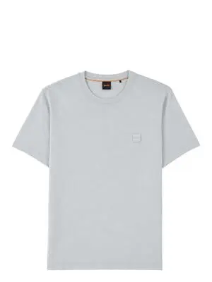 BOSS T-shirt "tales" Con Patch Logo - Grey