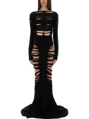 Rick Owens Maxi Dress "una - Black